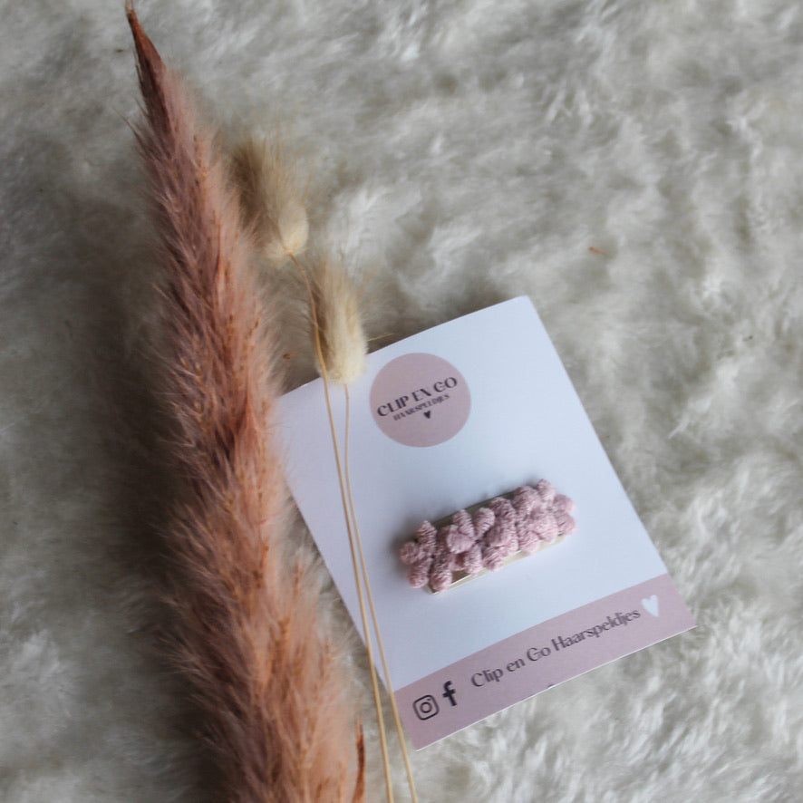 Fleur lila – Clip en Go